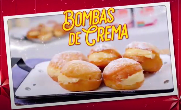 Receta Bombas de Crema Haz de Oros - Haz de Oros Familar