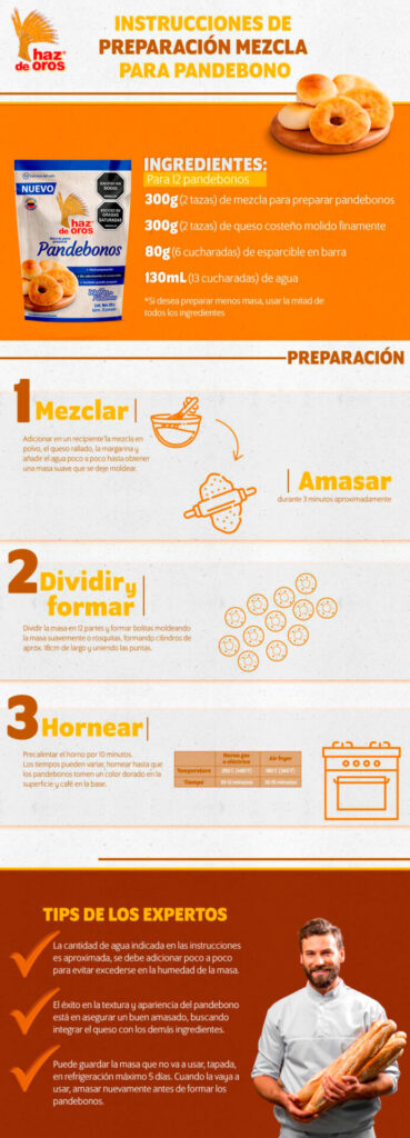 Mezcla para pandebonos - Haz de Oros Familar